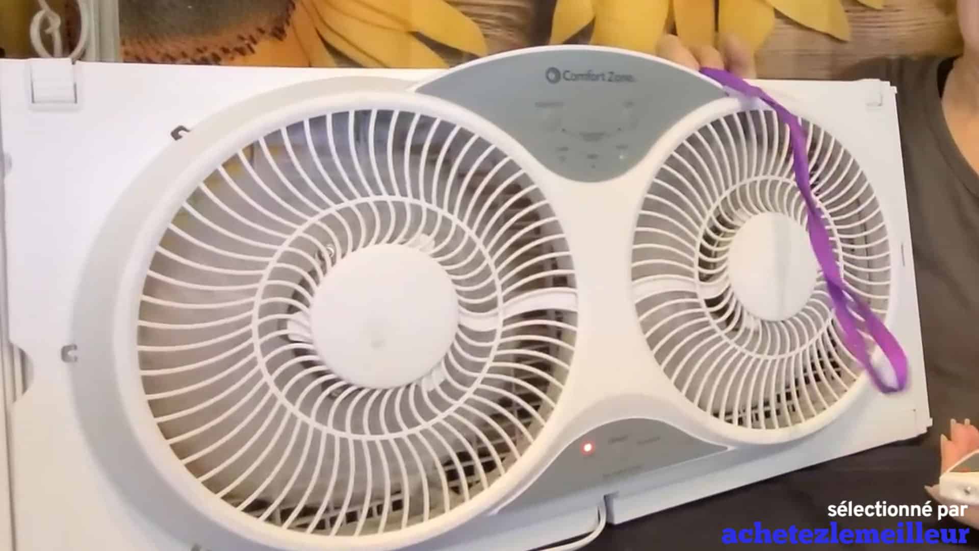 Le meilleur ventilateur de fenêtre au Canada en 2026